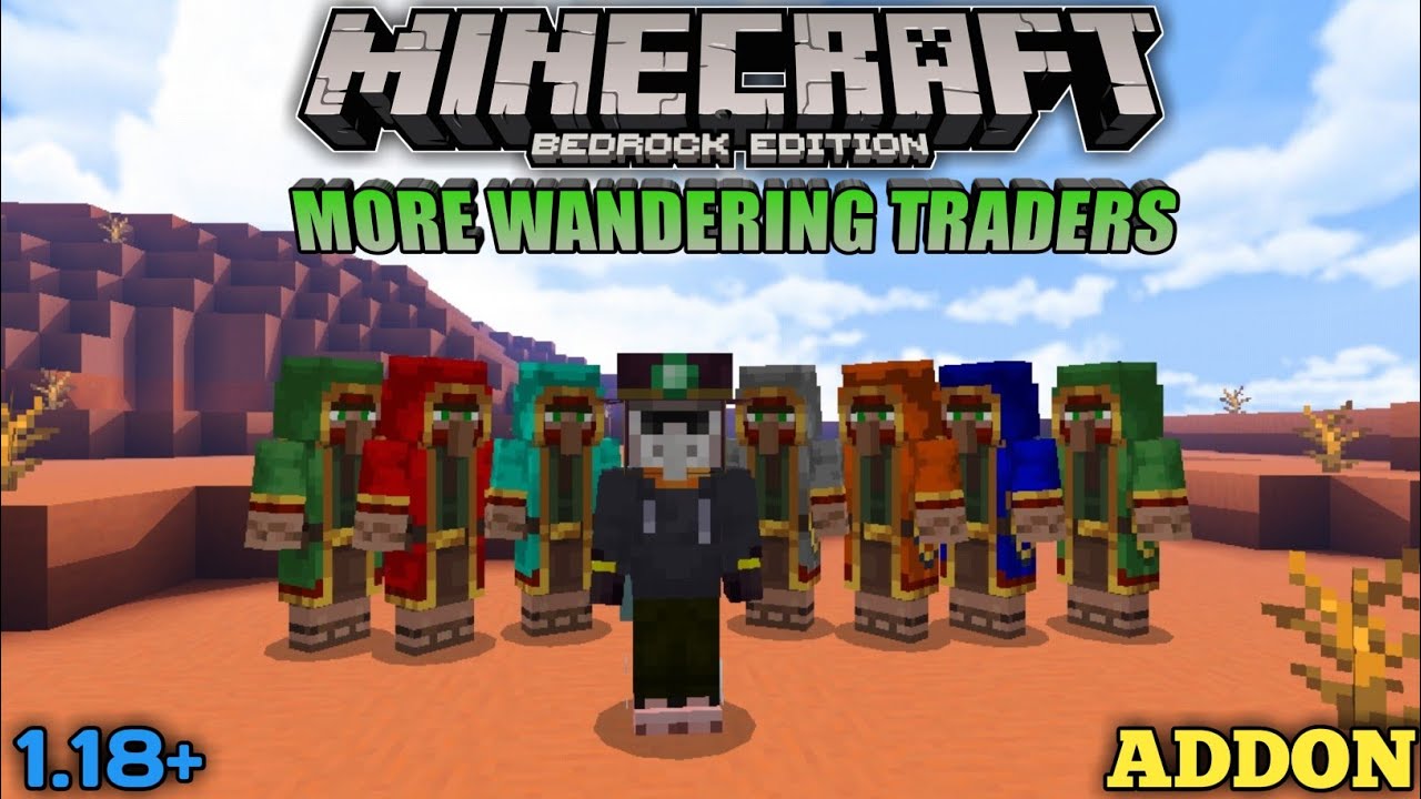 More Wandering Traders Addon For Minecraft 1.18 | Wandering Traders ...