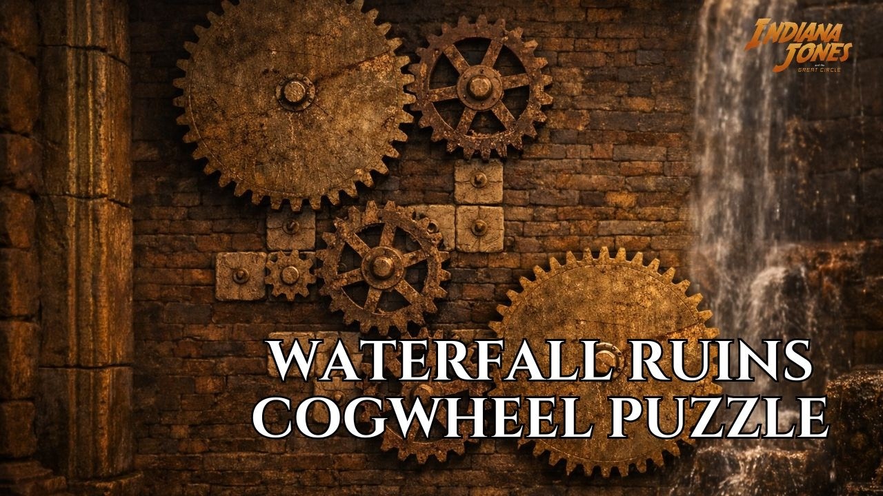 Indiana Jones and the Great Circle – Waterfall Ruins Cogwheel Puzzle ...