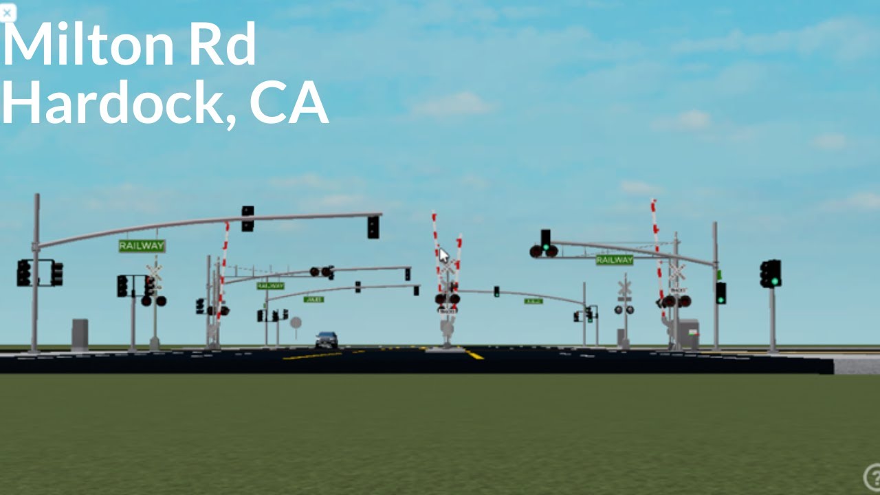 Milton Rd Railroad Crossing, Sun Valley, CA - YouTube
