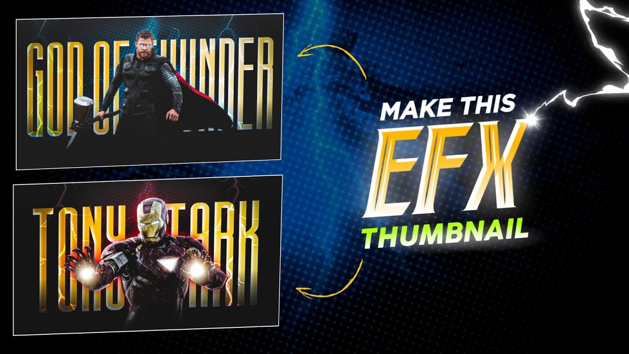 How To Make EFX Thumbnail 🔥 - YouTube