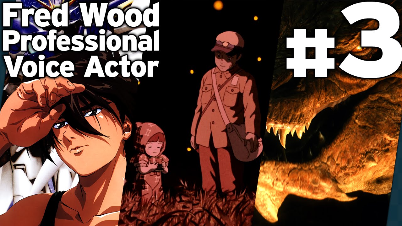 Fred Wood: Professional Voice Actor #3 - Gundam Wing, Grave of the ...