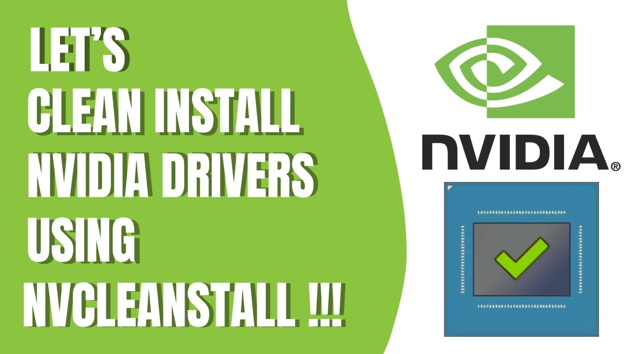 Nvidia Drivers Clean Installation using NV Cleanstall Software | ඩ් ...