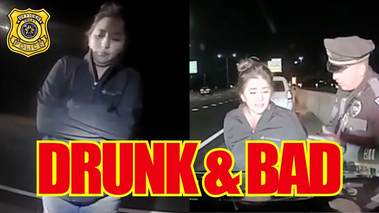 Drunk Woman with a Bad Attitude and Nervous | Police Body Cam Arrest ...