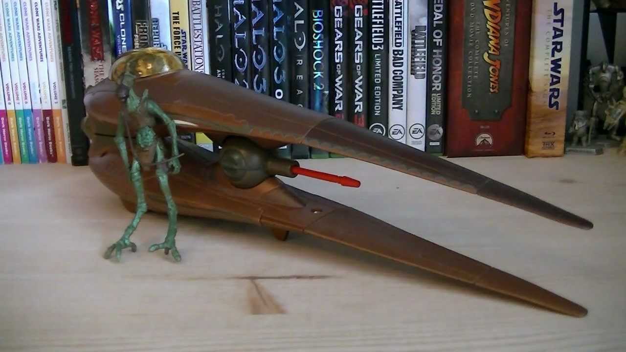 Star Wars Geonosian Starfighter (Clone Wars) Review - YouTube