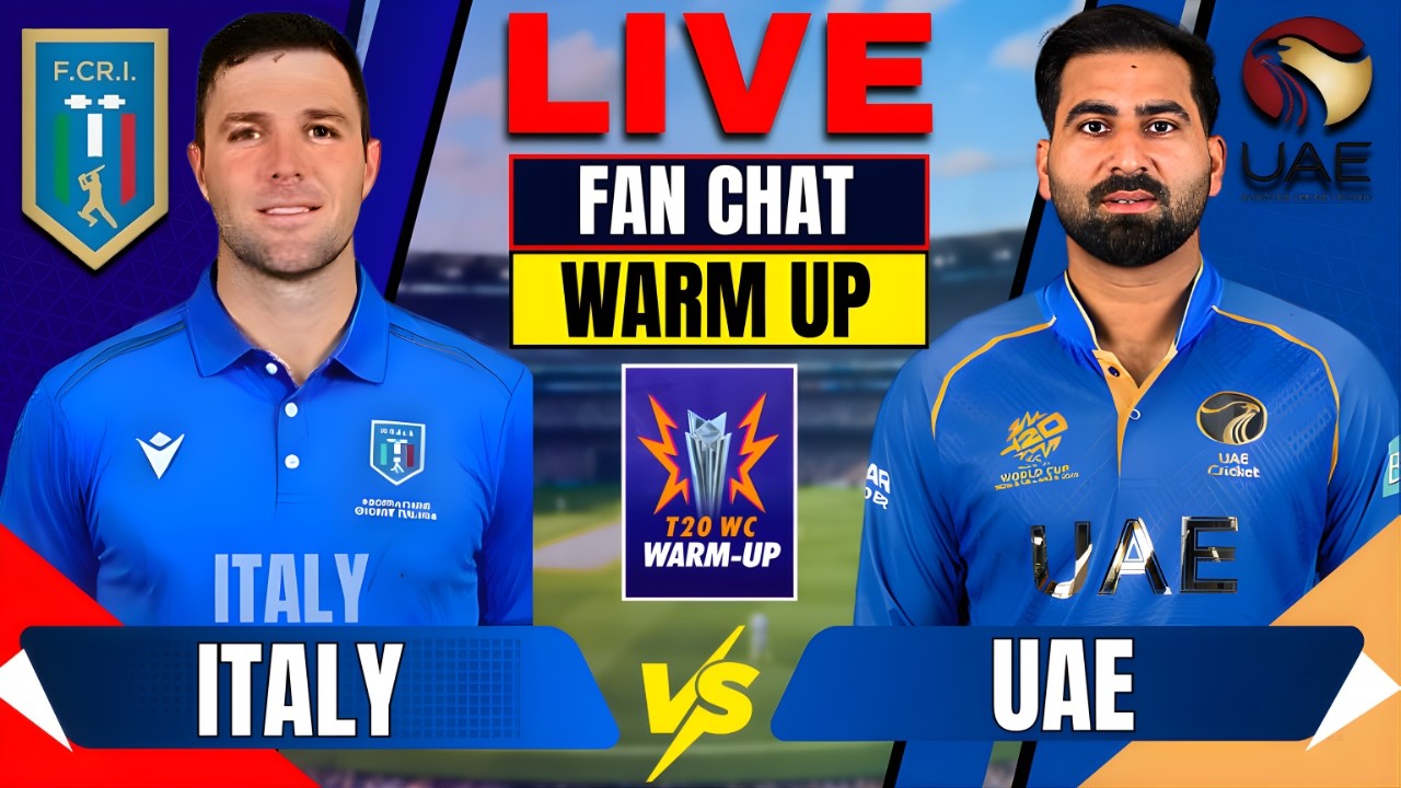 Italy Vs United Arab Emirates|15th T20 | T20 WC Warm up 2026 | Live ...