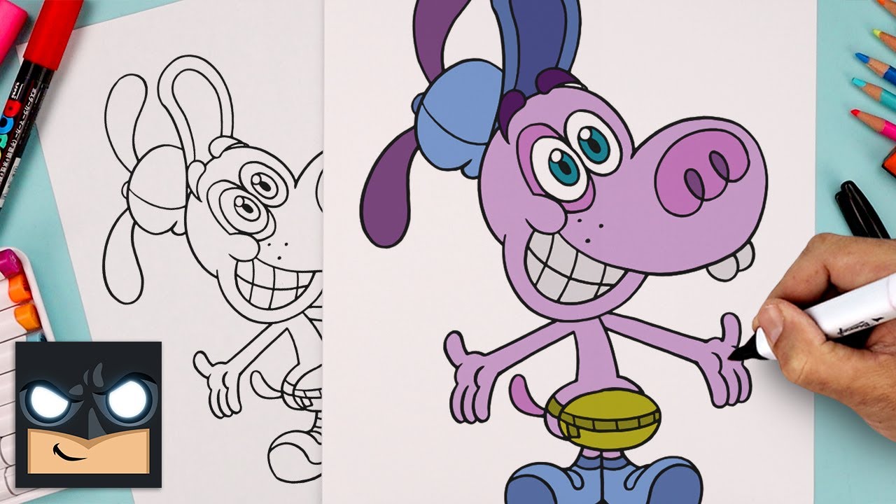 How To Draw Bloofy | Inside Out 2 (for BEGINNERS 🐣) - YouTube