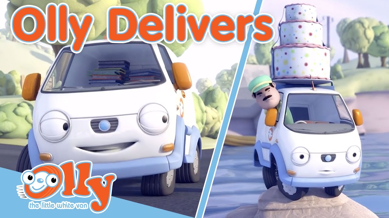 @OllyTheLittleWhiteVanShow - Olly Delivers | Transport for Kids | Cars ...