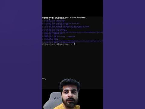 Running my First docker container and building my first image 🔥 - YouTube