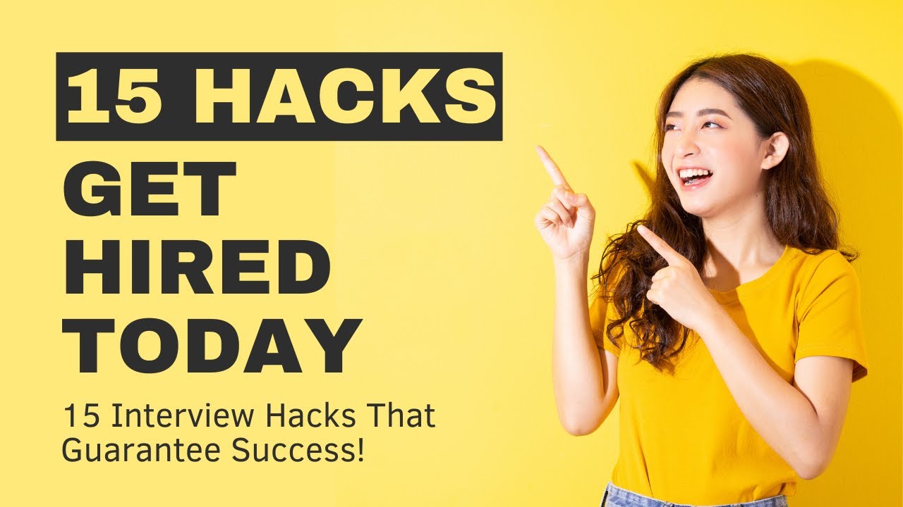 Get Hired 🤑Today 15 Interview Hacks That Guarantee Success! #job # ...