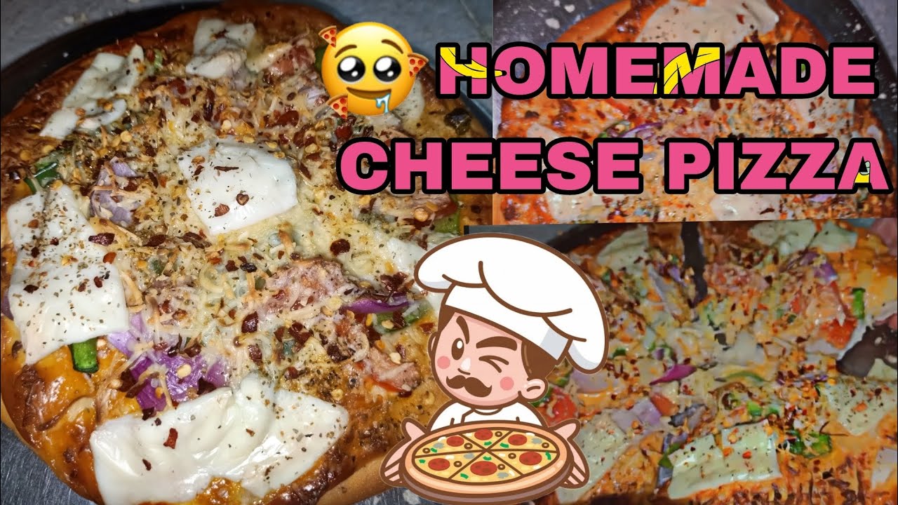 Easiest Most cheesy pizza recipe 😋 ️ 🍕|| HOMEMADE CHEESILICIOUS PIZZA🤤 ...