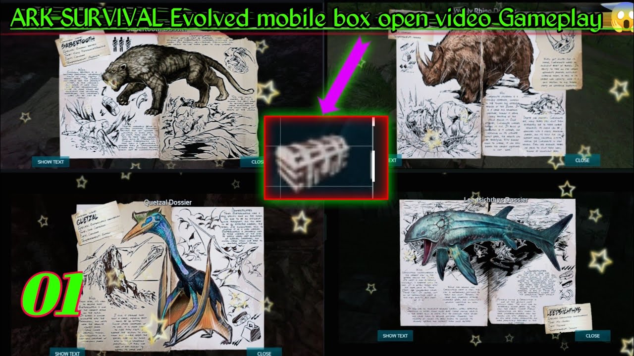 ARK survival Evolved mobile box open video Gameplay Ep 01 ark survival ...