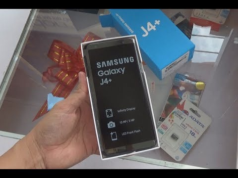 Unboxing Samsung Galaxy J4 plus Black color