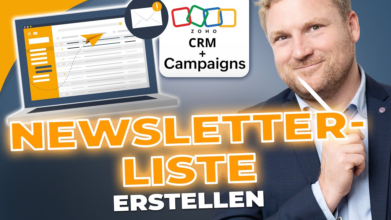 Zoho CRM & Campaigns: Newsletter Liste erstellen - YouTube