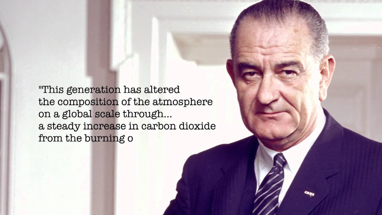 50 Years Ago, President LBJ on Climate Change - YouTube