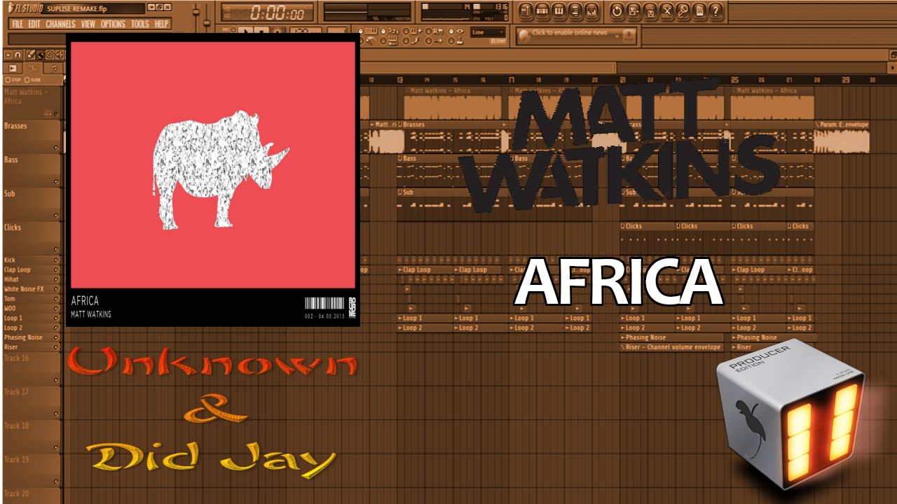 Matt Watkins - Africa (FL Studio Remake) - YouTube