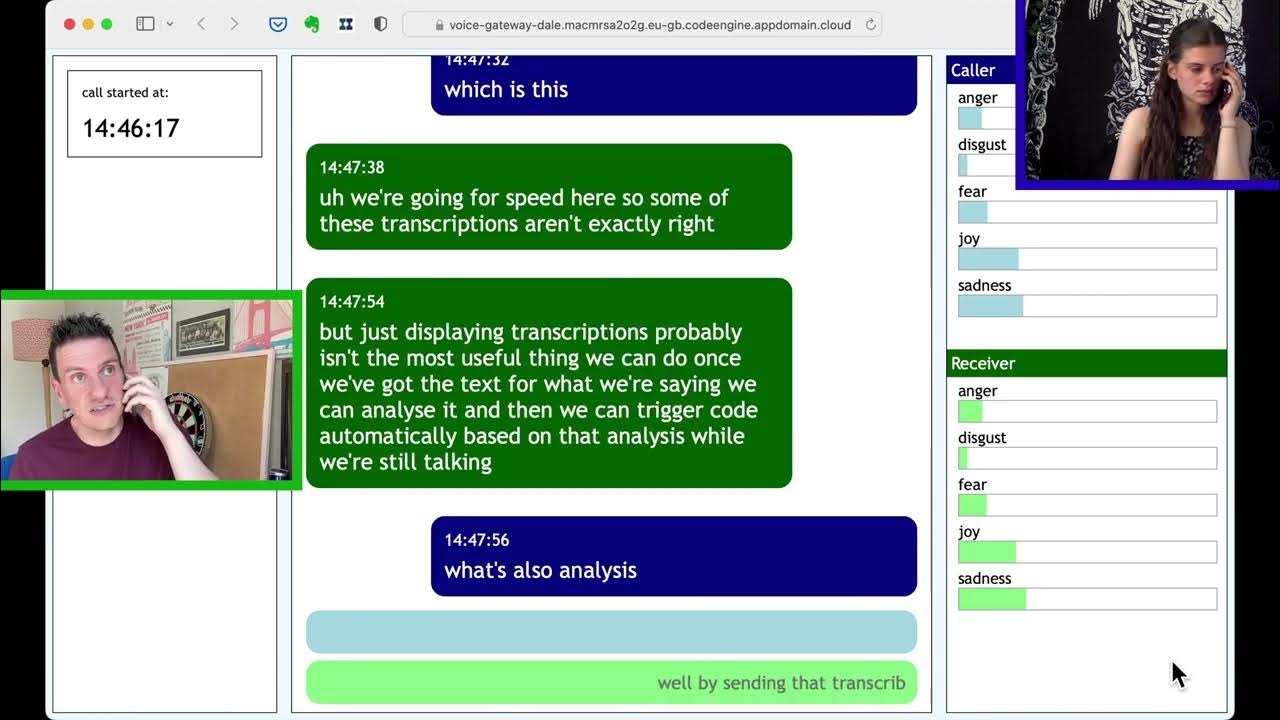 How to transcribe and analyse a phone call in real time - YouTube