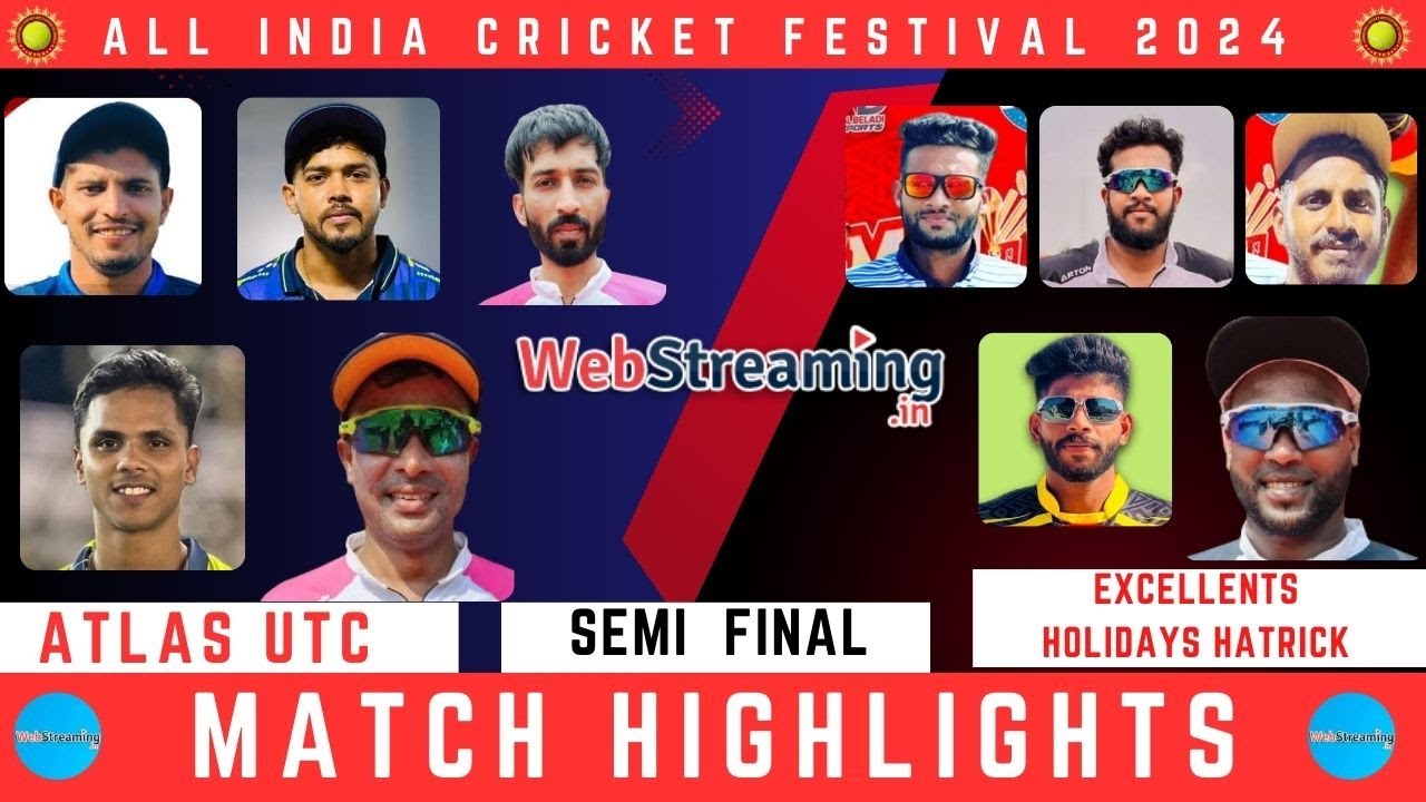 Semi Final Highlights || Atlas UTC vs Excellents Holidays Hatrick ...