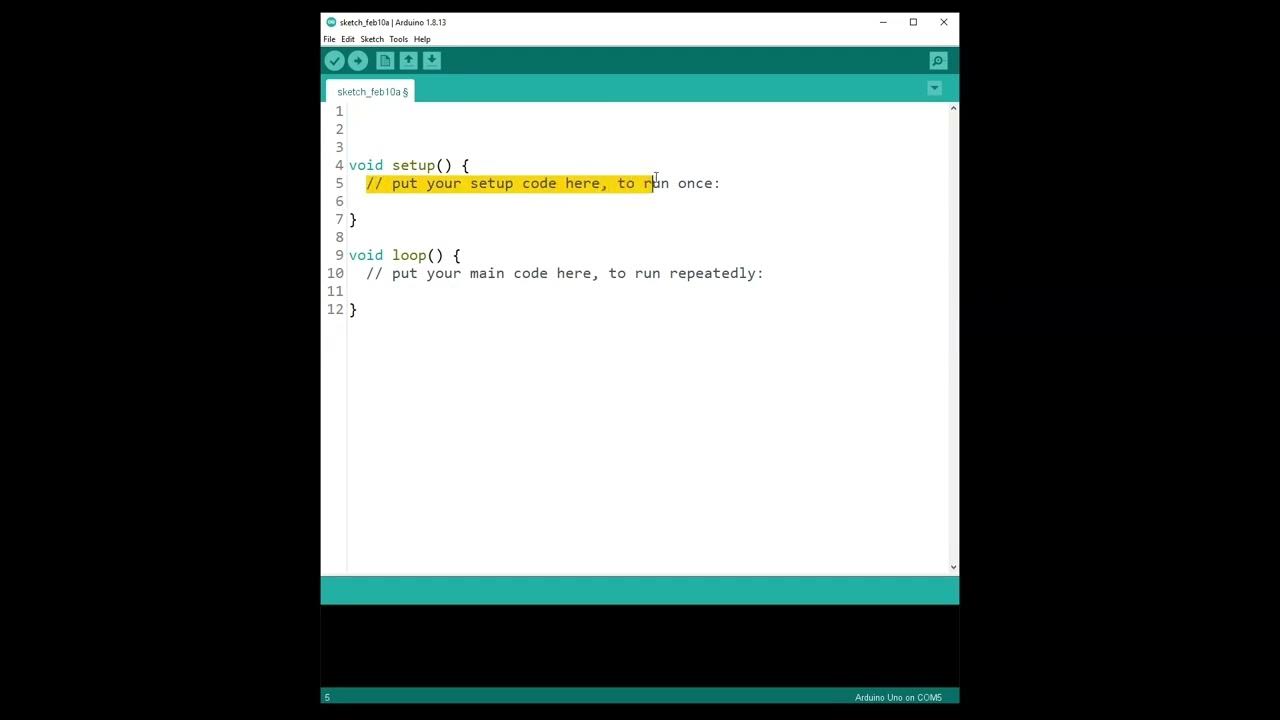 12 Basic Ardu Program Setup - YouTube