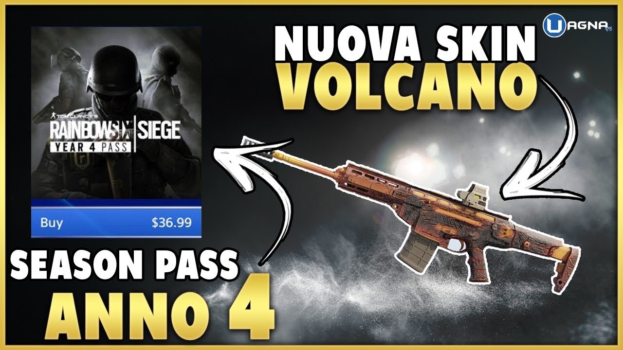 Novità SEASON PASS ANNO 4 + NUOVA SKIN VULCANO! - Rainbow Six Siege ...