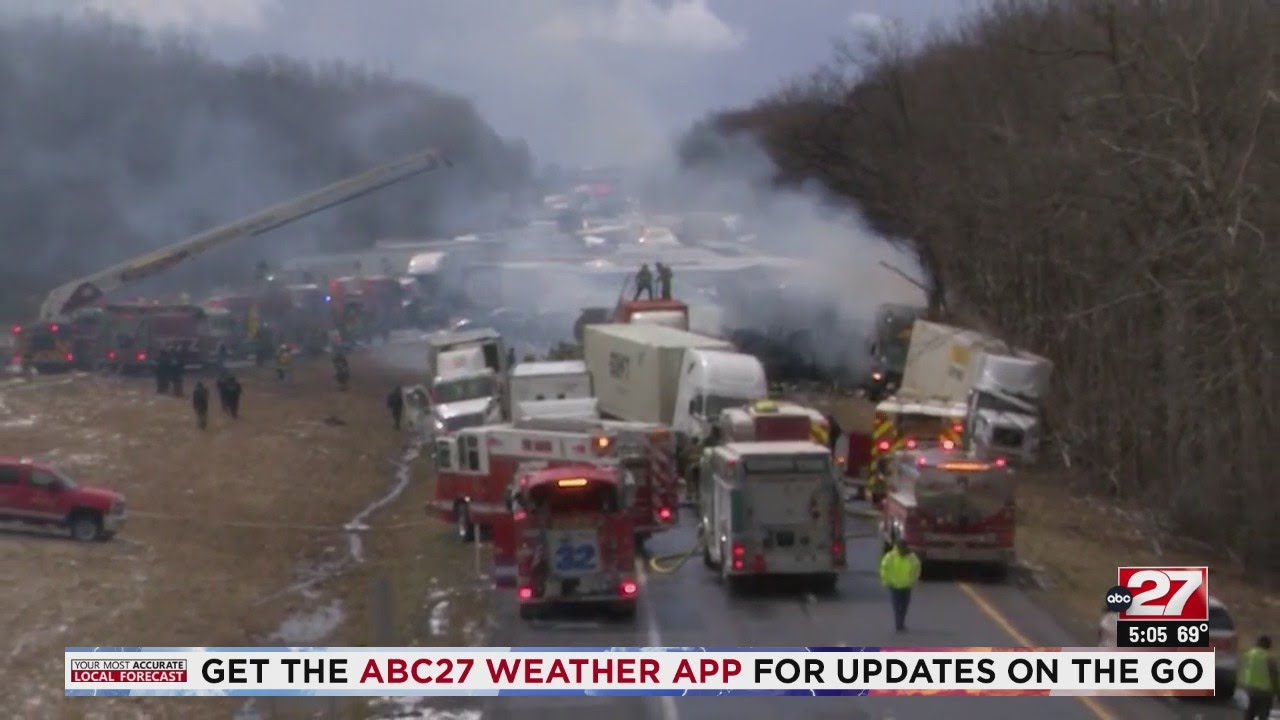 How did a weather radar gap cause a large-scale crash on I-81? - YouTube