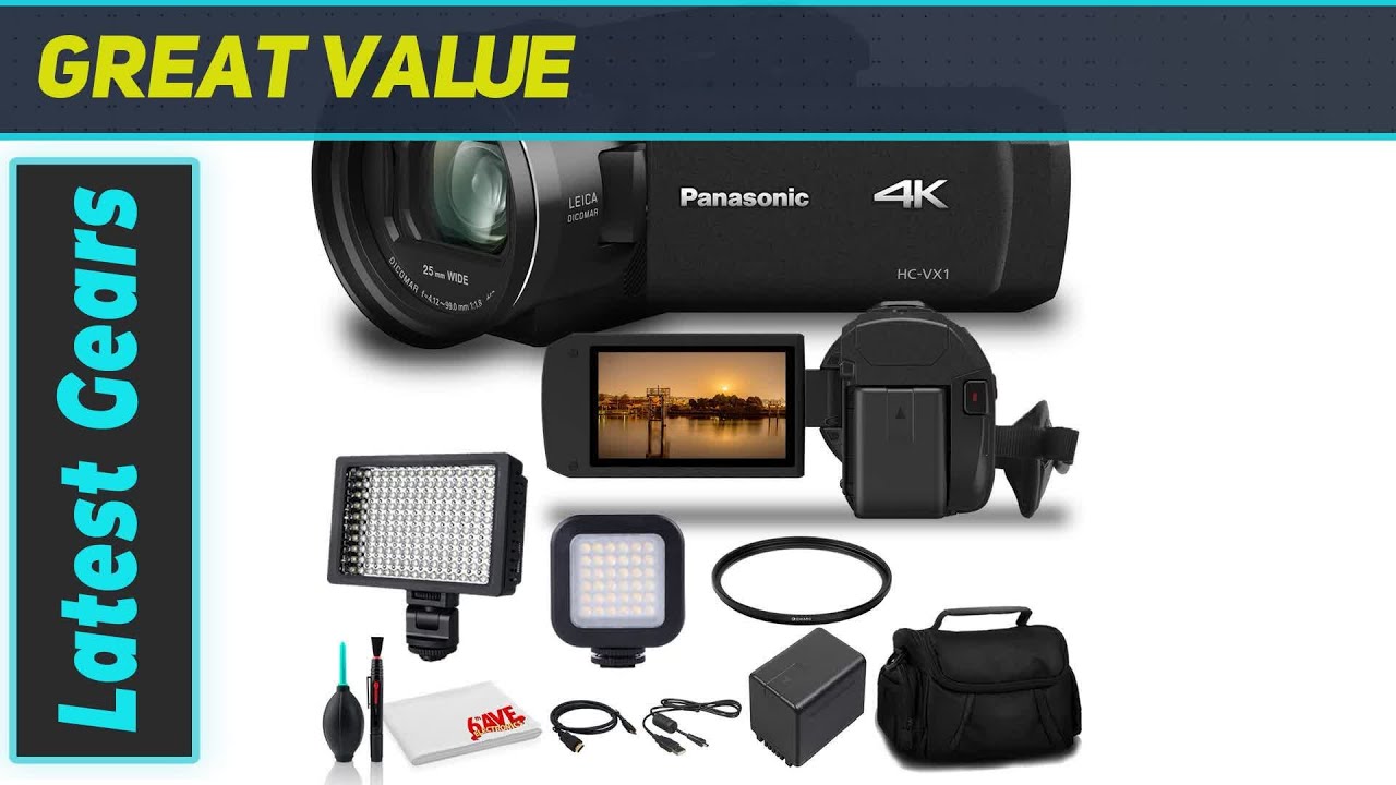 Panasonic HC-VX1 4K Camcorder Bundle - Comprehensive Review! - YouTube