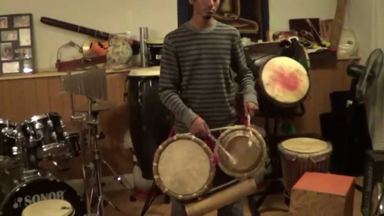 Playing the Sri Lankan Tammattama - YouTube