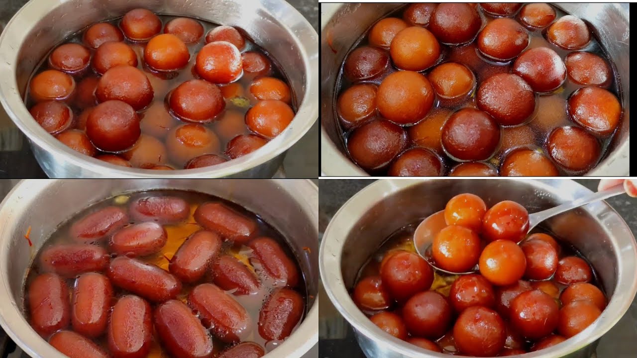 4 Types of Gulab Jamun Recipe - Eid Special | Instant Gulab Jamun ...