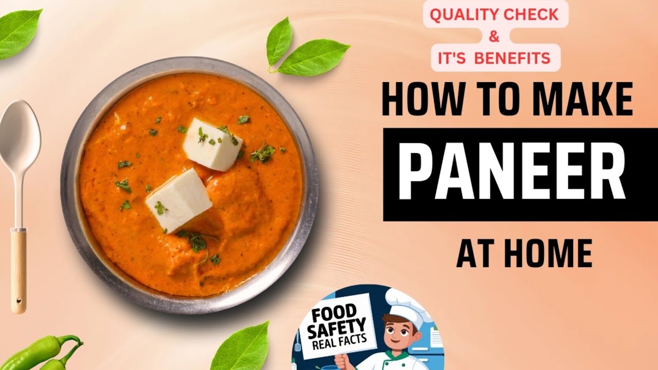 How to make paneer at home, quality check of paneer and it's benefits # ...