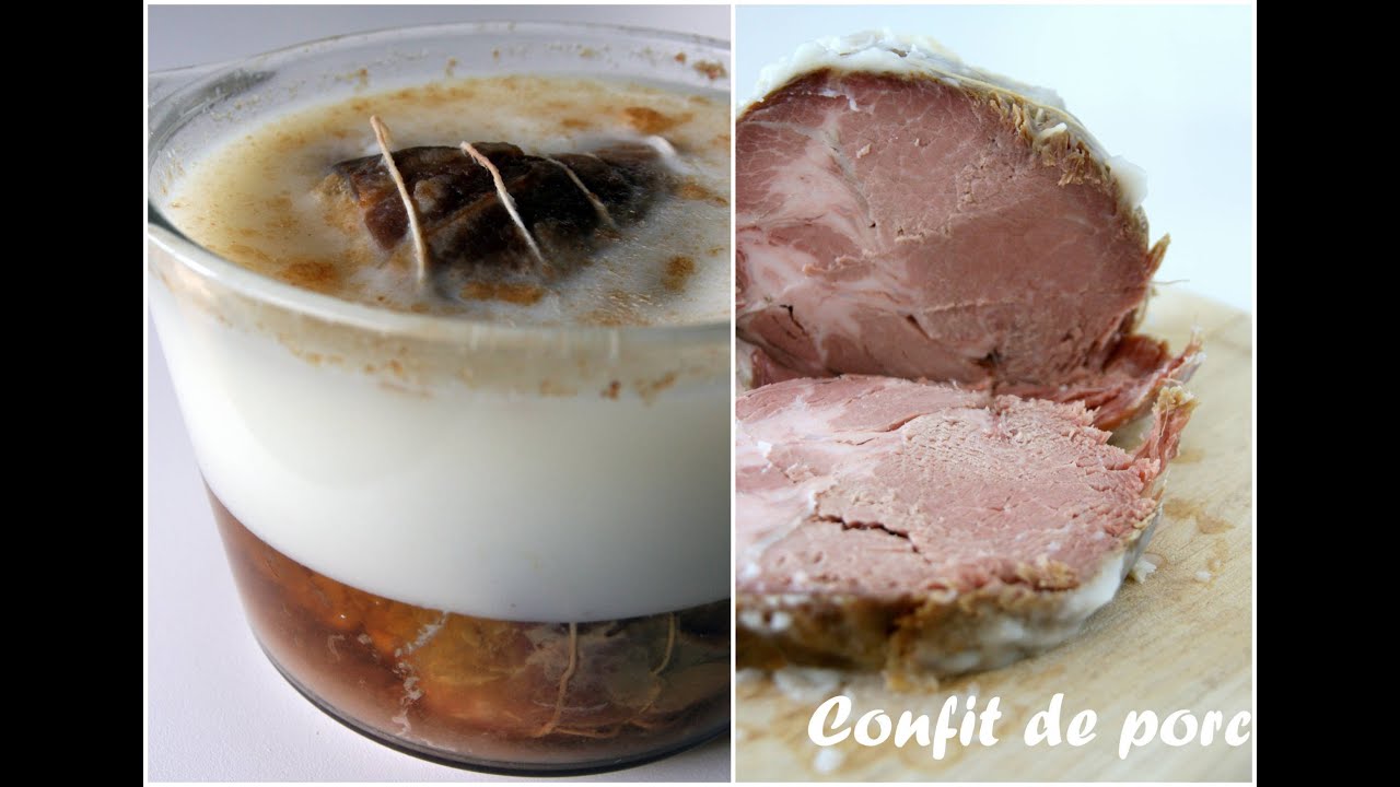 Confit de porc fait maison - YouTube