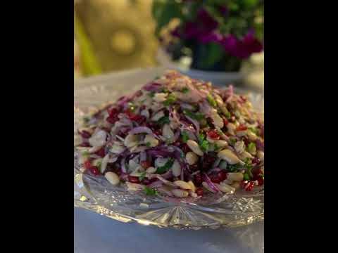 🟠deneyin  nə qədər ləzzətli olduğunu biləcəksiniz👌Ağ lobya salatı👌@natavanquliyeva9494