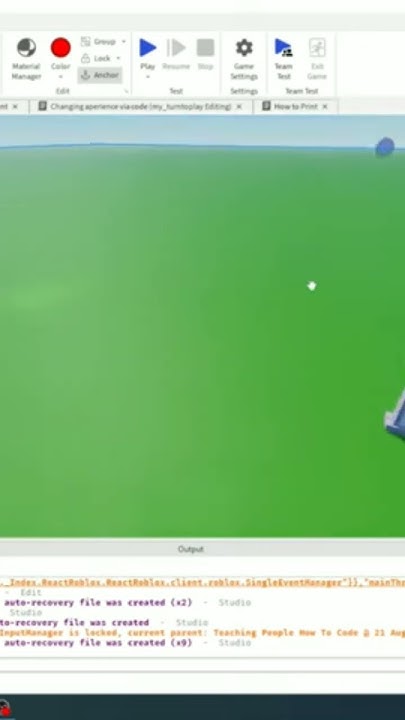 Making A Roblox Game To Help Devs Learn Script 10 Times Faster Roblox Script Robloxdev 3531