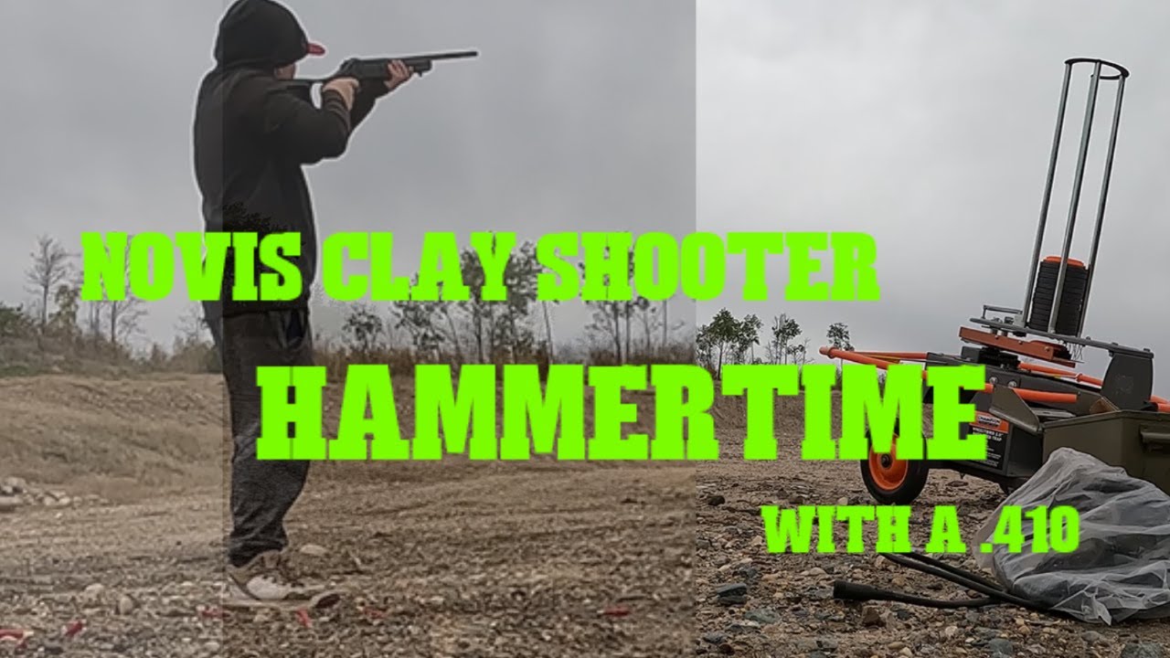 Introducing young man to shooting Clays. - YouTube