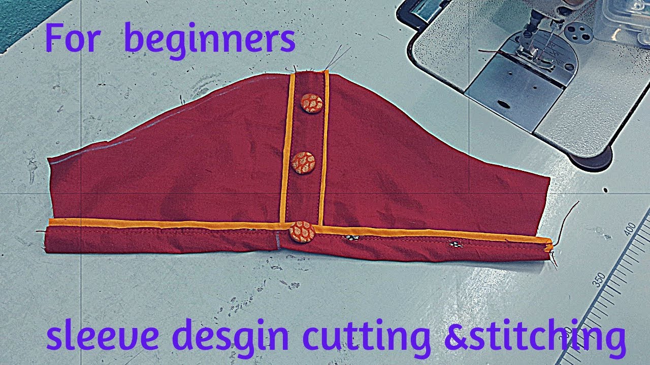 sleeve desgin cutting &stitching in easy way for beginners|simple and ...