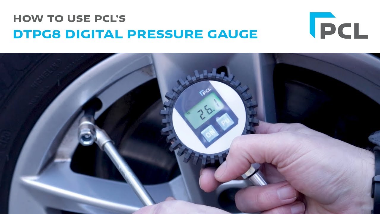 How to use PCL's DTPG8 Digital Pressure Gauge - YouTube