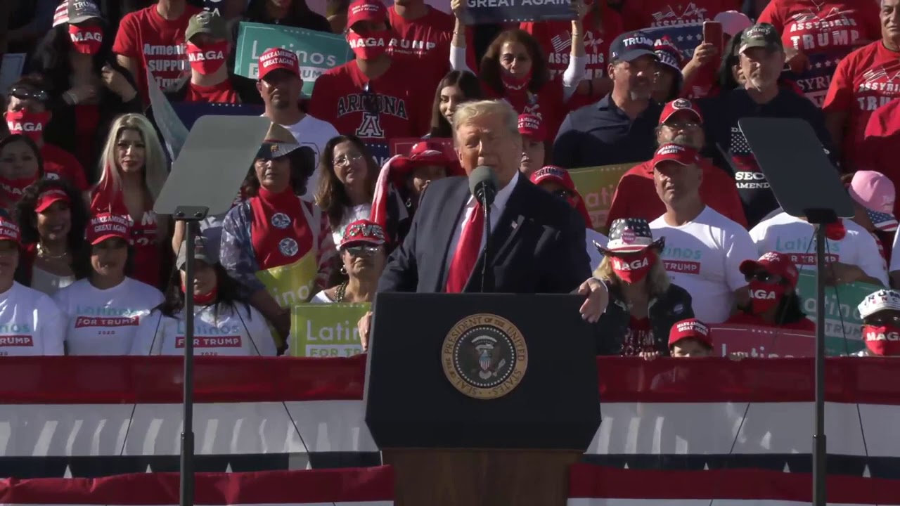 President Donald Trump FULL SPEECH at Goodyear, AZ Rally 10/28/20 - YouTube