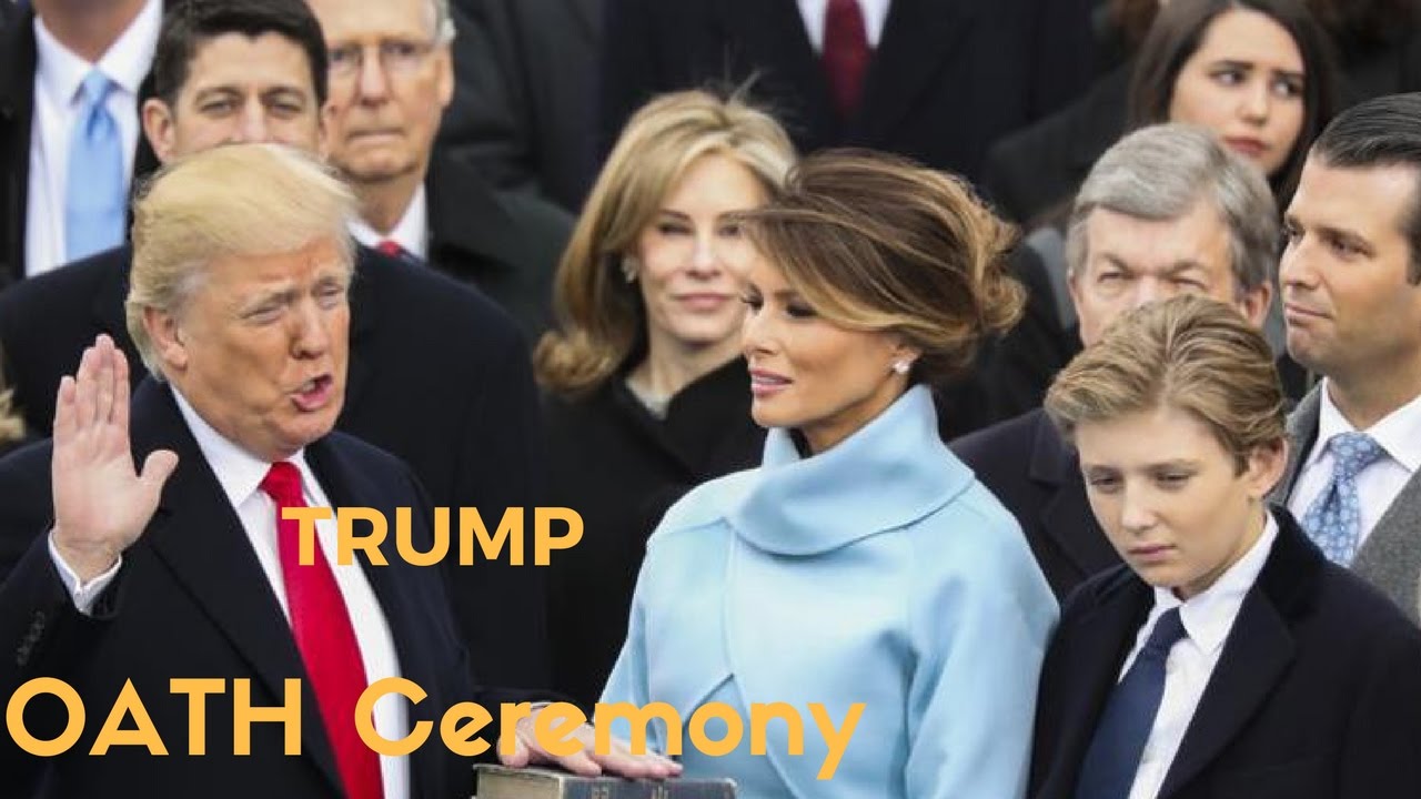 Donald Trump Oath Taking Ceremony 21 Jan 2017 - YouTube