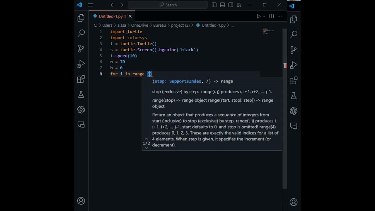 How to create graphics using Python turtle - YouTube