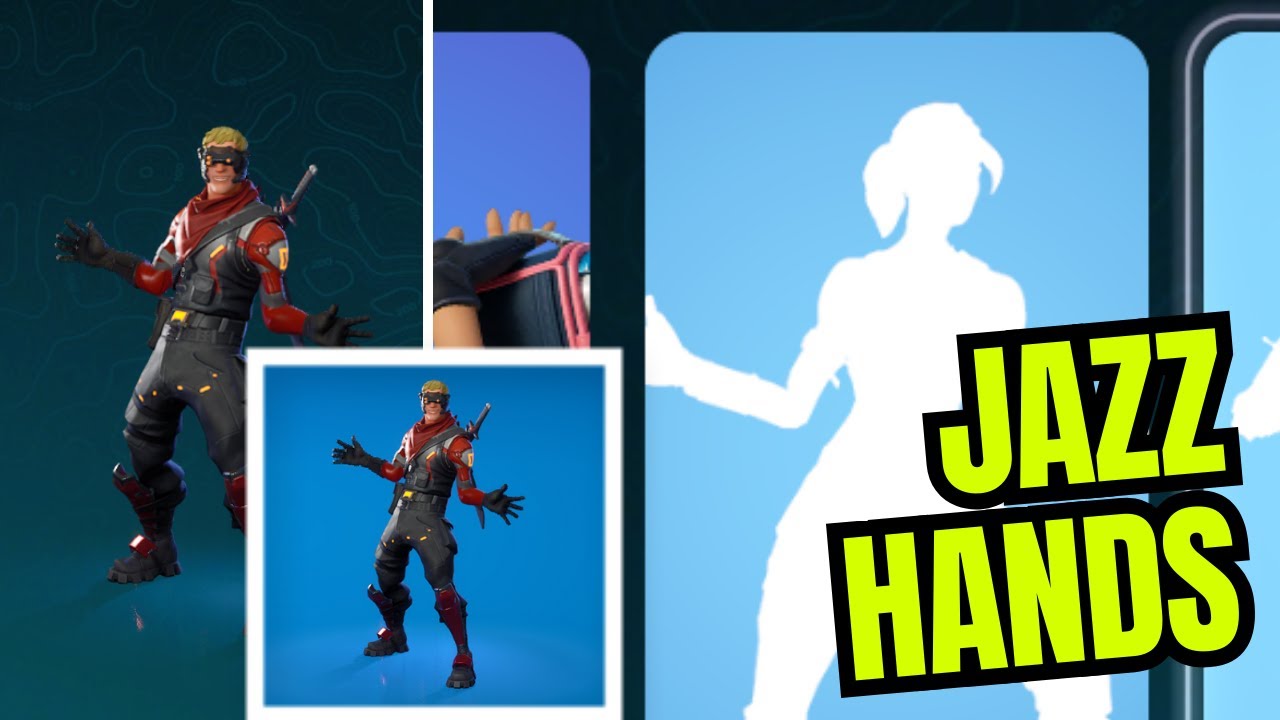 Jazz Hands Fortnite Dance Emote Showcase #fortnite - YouTube