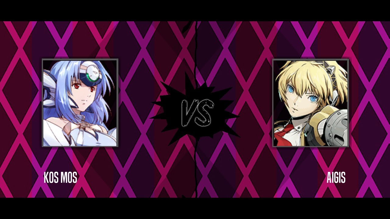 KOS-MOS vs AIGIS Mugen Anime Jus!! - YouTube