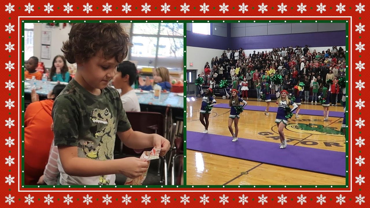 CHRISTMAS PARTIES AND PEP RALLY FUN! |VLOGMAS DAY 15| - YouTube