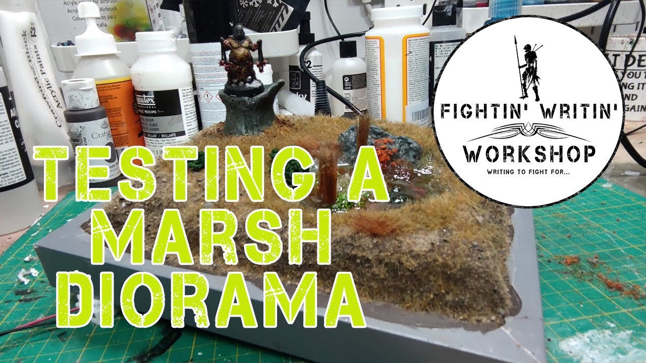 Testing New Techniques On A Marsh Diorama - YouTube