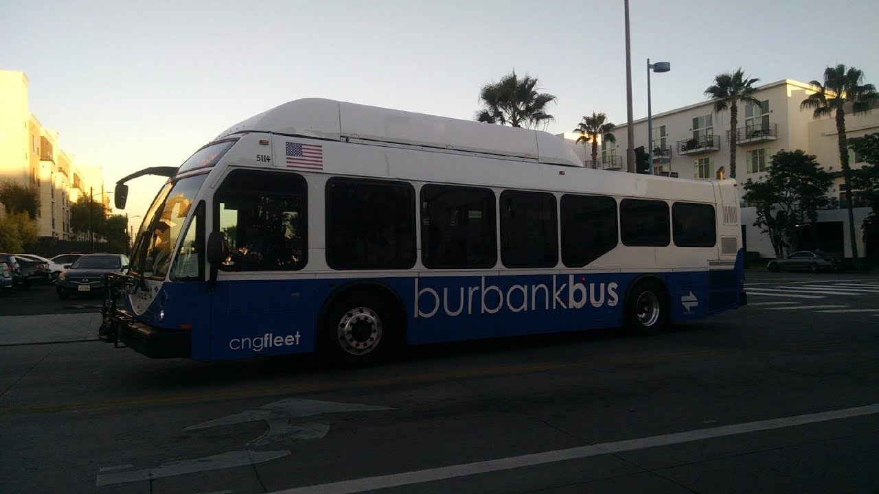 Burbank Bus 2017 ENC Axess BRT CNG #5114 - YouTube