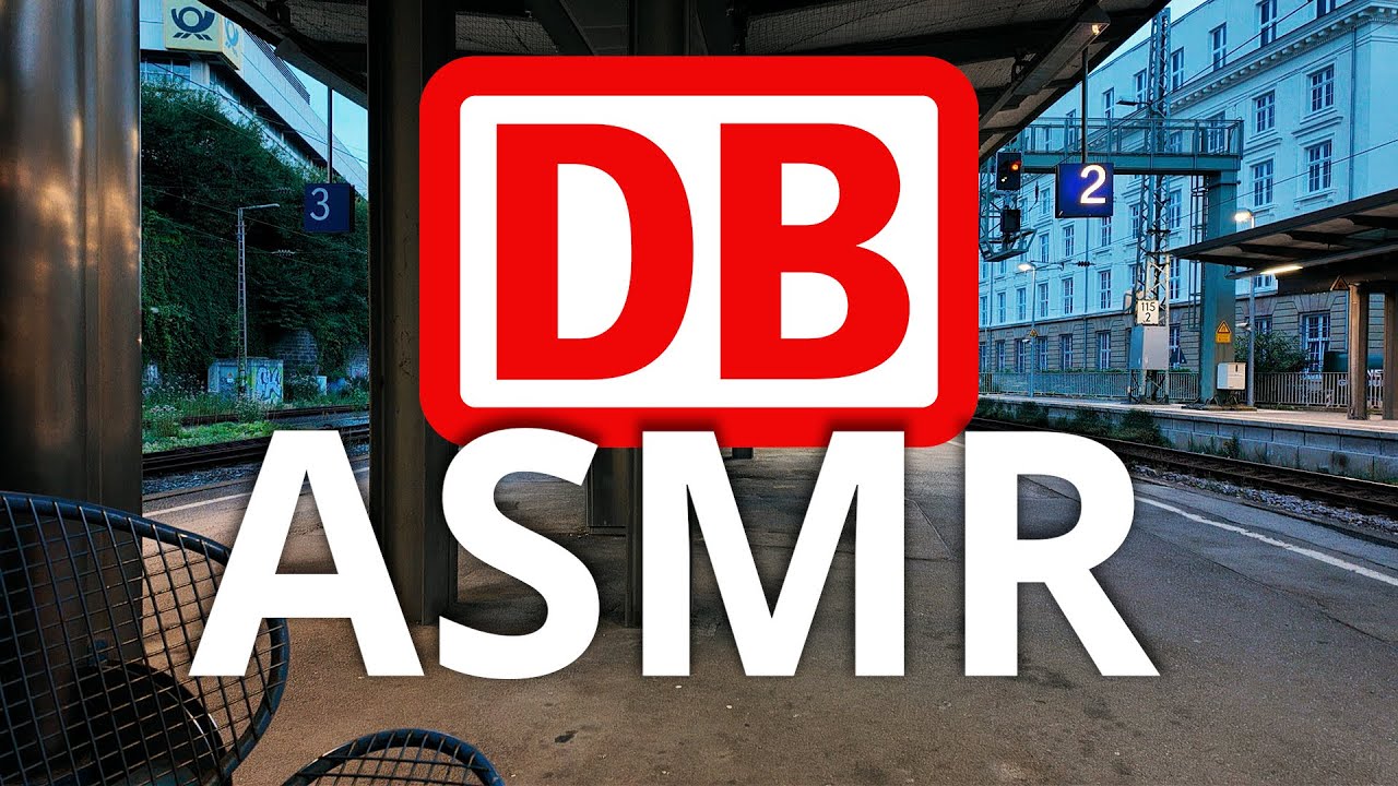 POV ASMR Deutsche Bahn - SATISFYING!! Your train is only 10 minutes ...