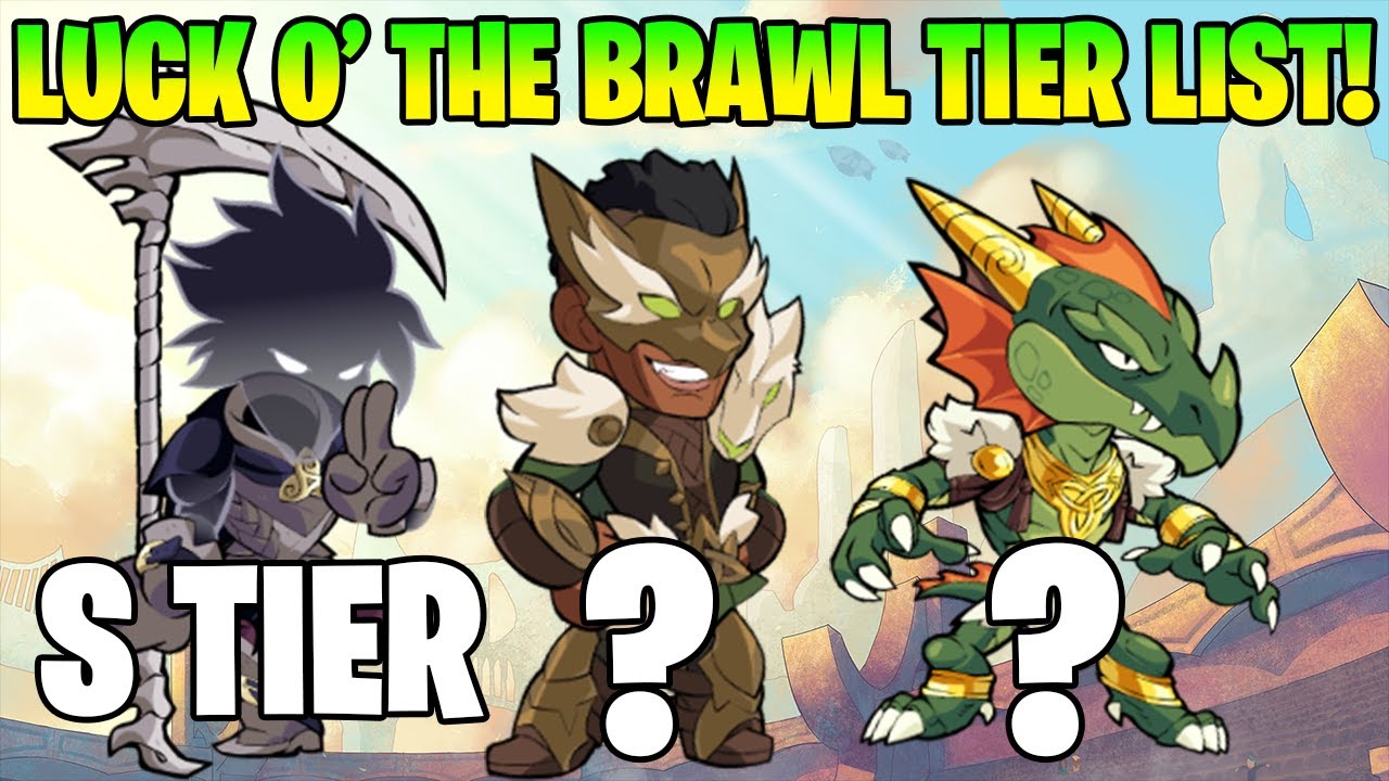 Luck O' the Brawl Skin Tier List!!! - Brawlhalla - YouTube
