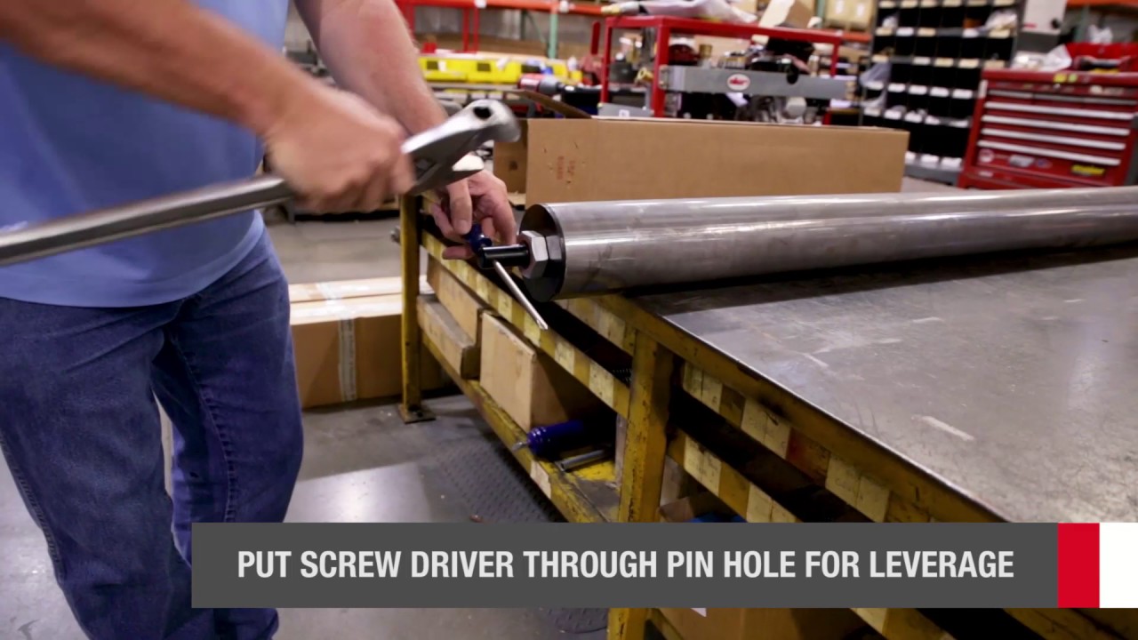 Allen Roller Tube Finisher - Installing Tube Inserts - YouTube