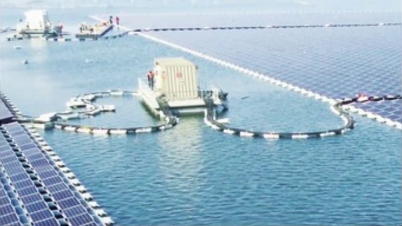 FLoating Solar Plant Sungrow - YouTube