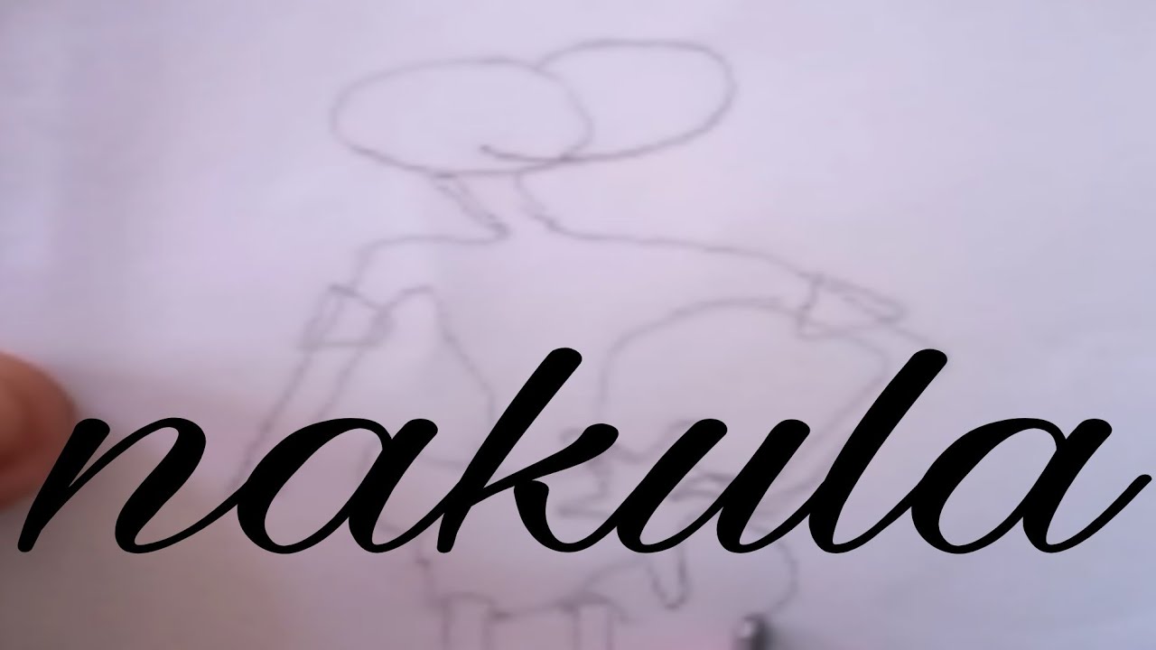 How to draw nakula - YouTube