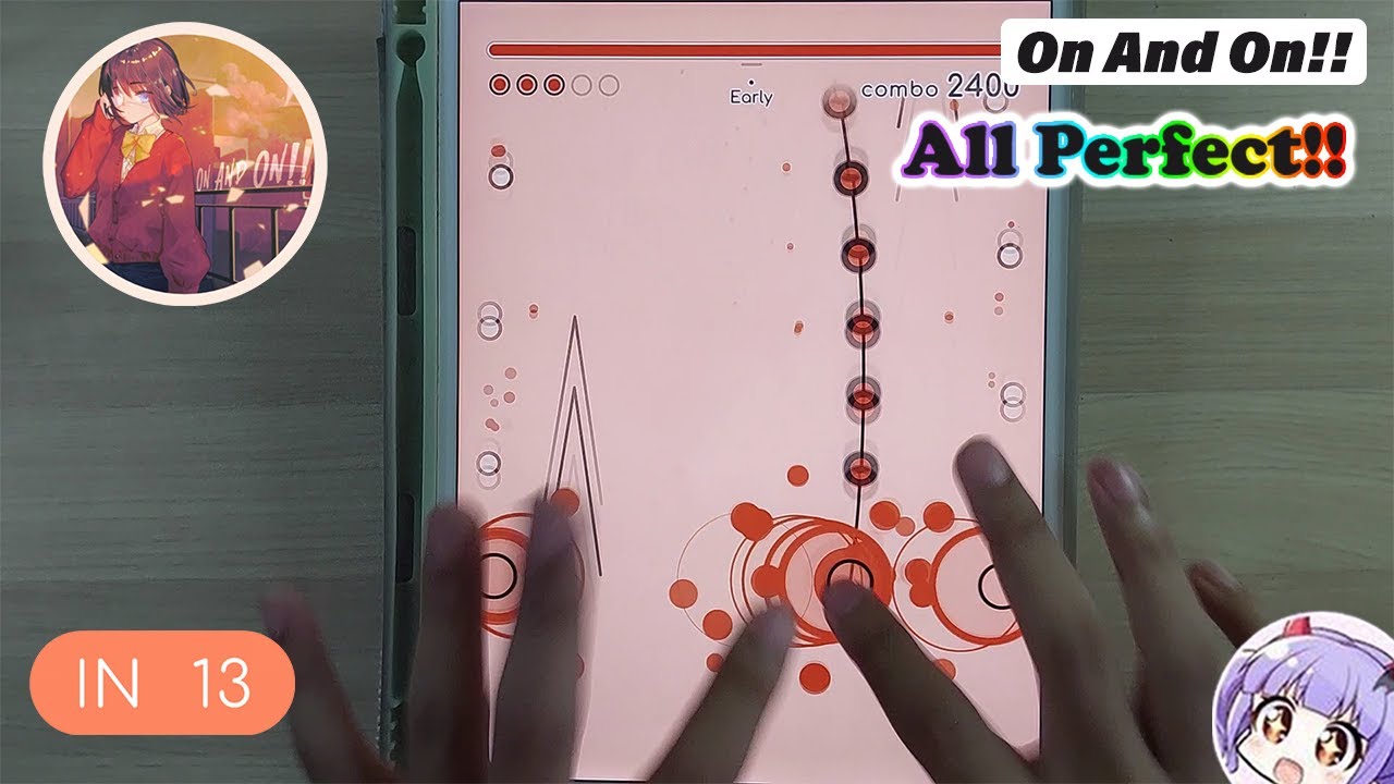 【Rizline】 On And On!! ~ All Perfect!!【IN 13】 - YouTube