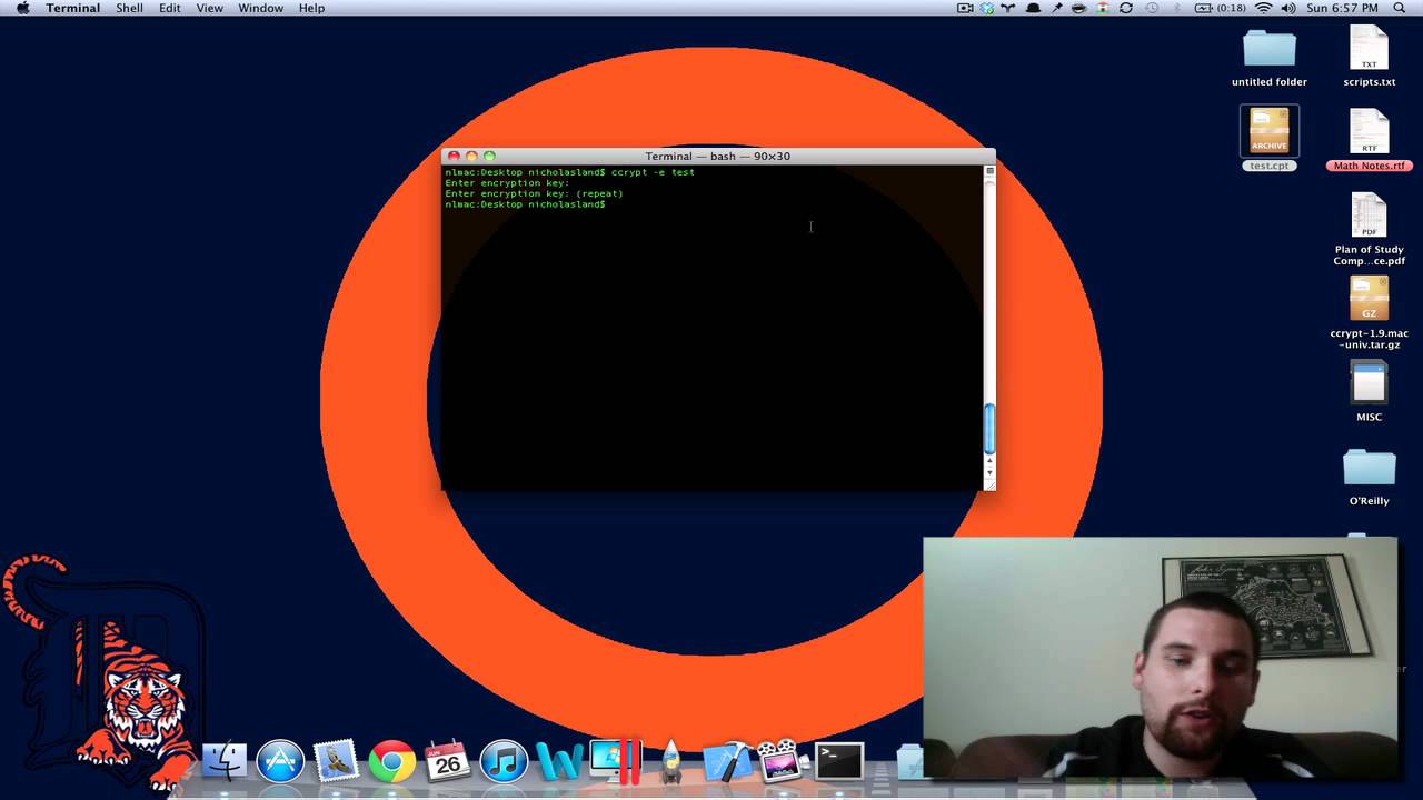 Ccrypt Decrypt Command Youtube