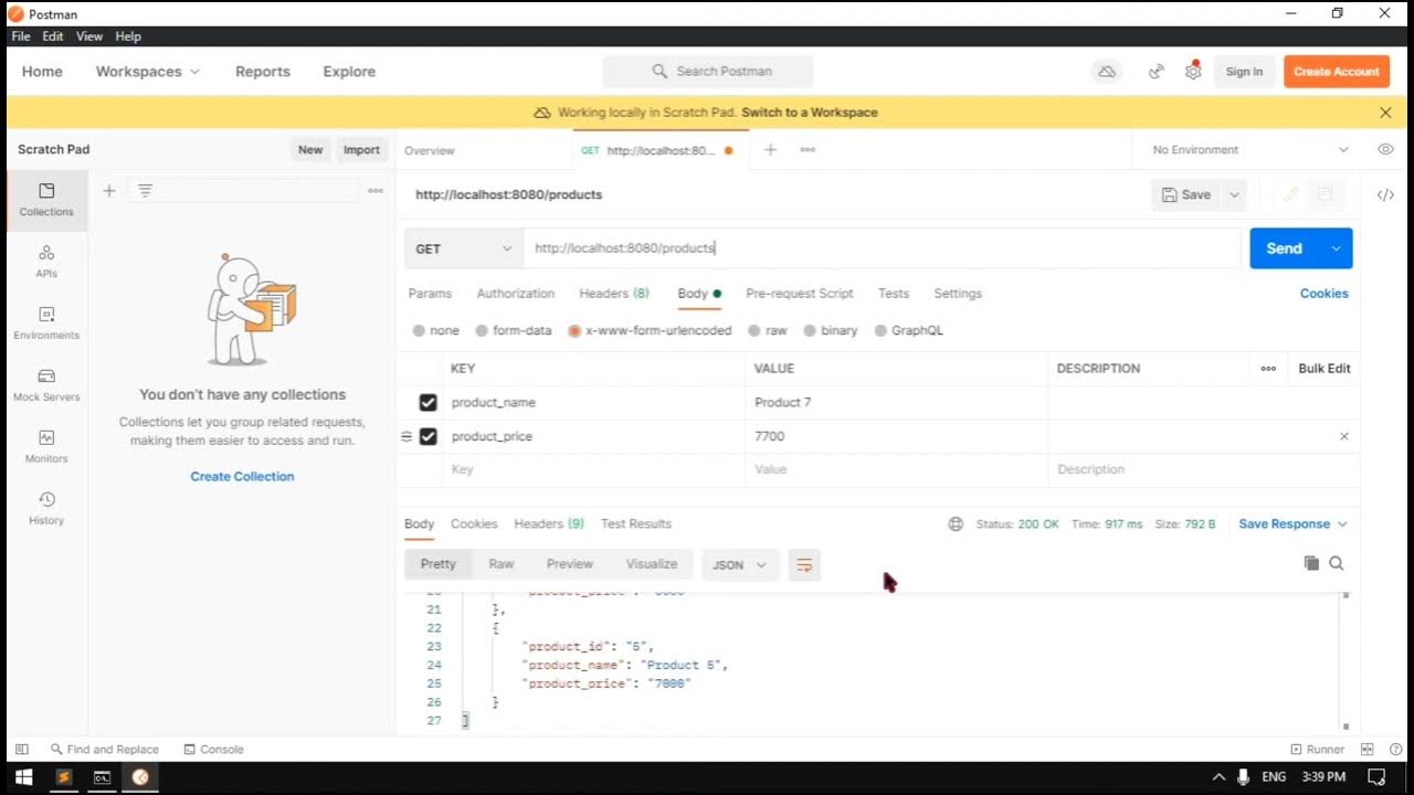 MENCOBA RESTful API DENGAN CODEIGNITER 4 - YouTube